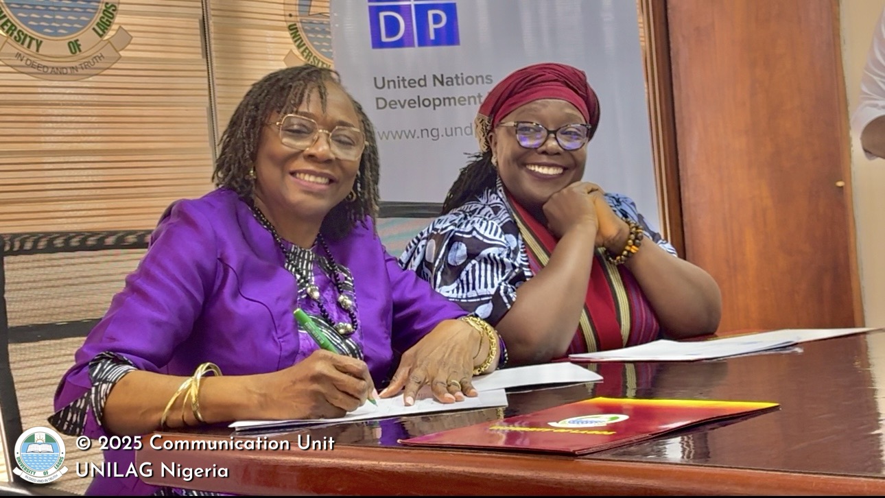 UNILAG, UNDP Seal Deal as UNILAG UniPod Project Remains on Course ...