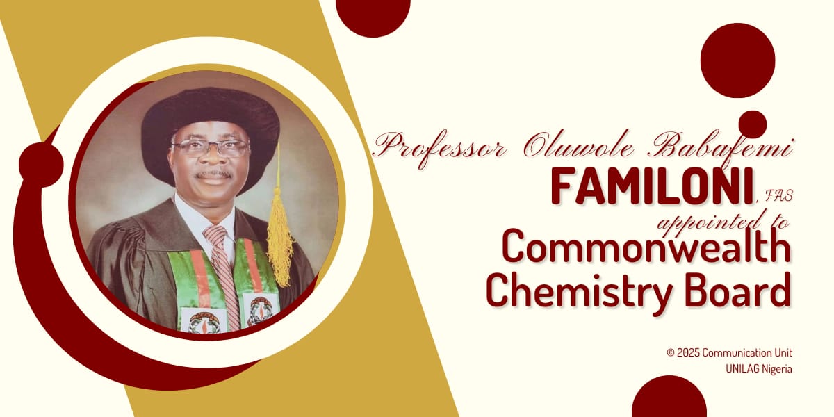 Professor Familoni Appointed to Commonwealth Chemistry Board ...