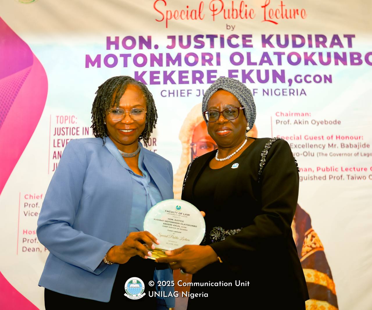 UNILAG Homecoming For CJN, Justice Kekere-Ekun as She Delivers Public ...