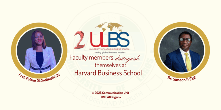 ULBS Faculty Members Shine on the Global Stage - University Of Lagos