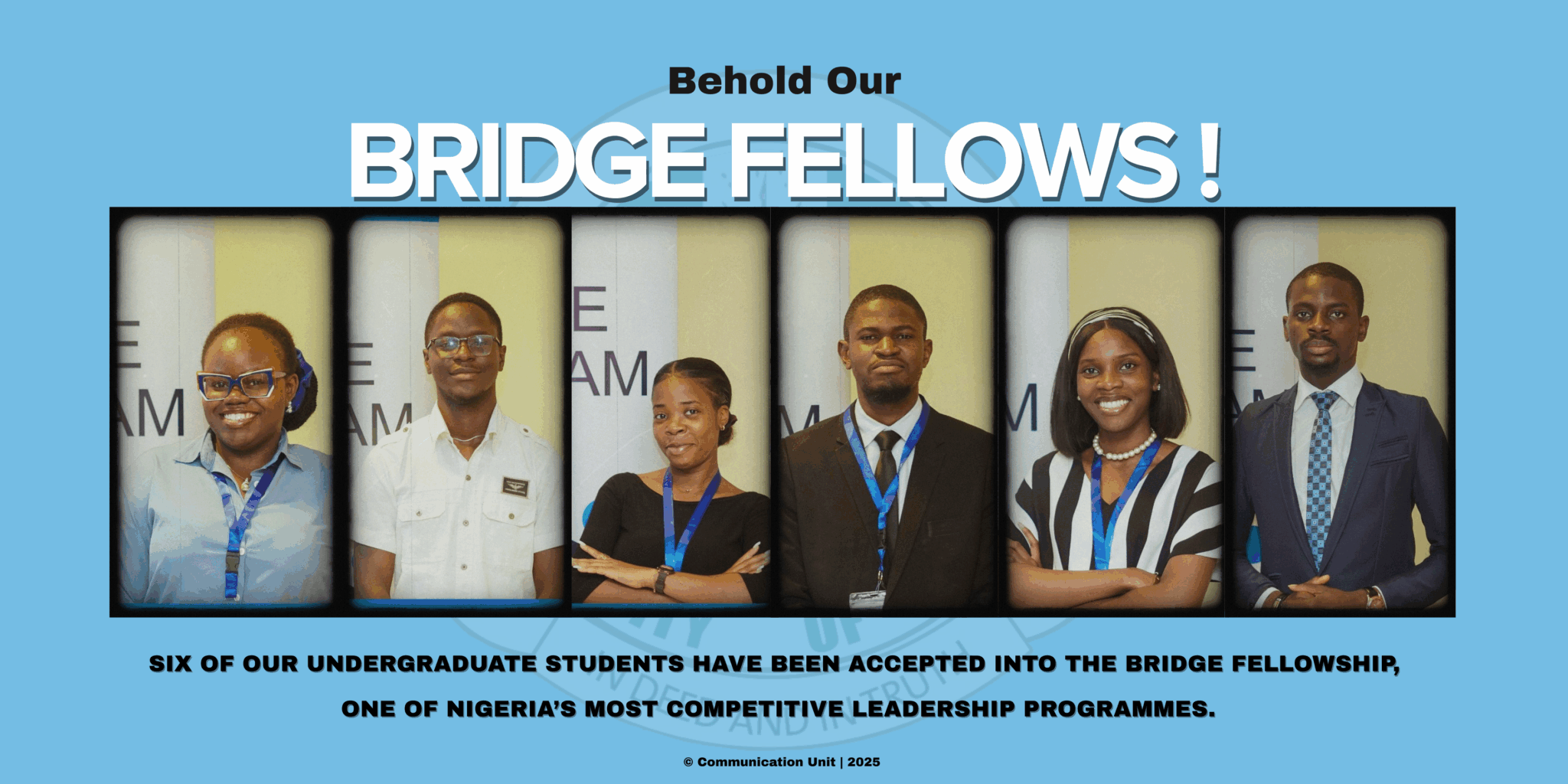 Six UNILAG Students Win Spots in prestigious Bridge Fellowship ...