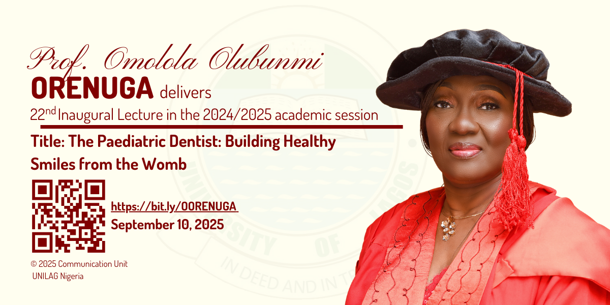 Professor Orenuga Delivers Inaugural Lecture, Sept. 10 - University Of ...