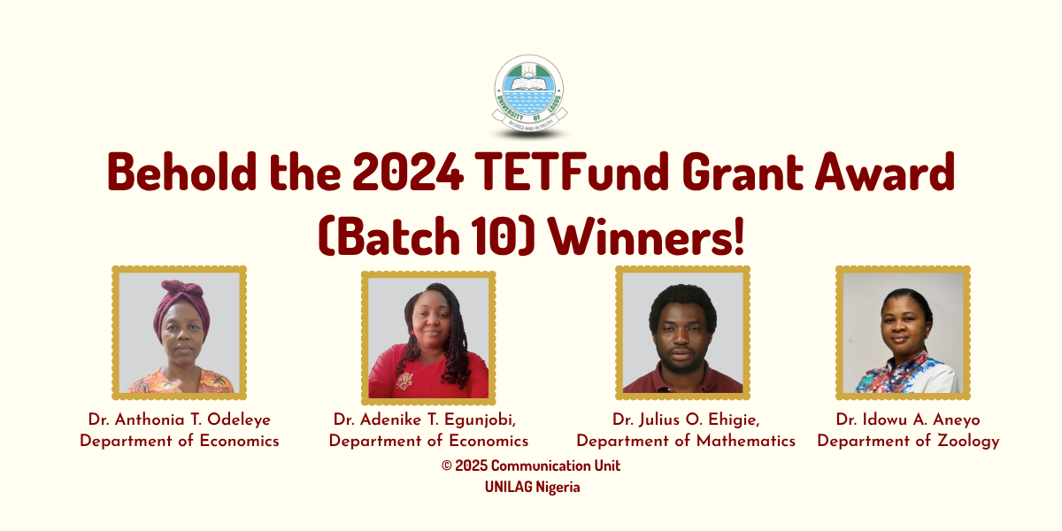 Application Form - University Of Lagos