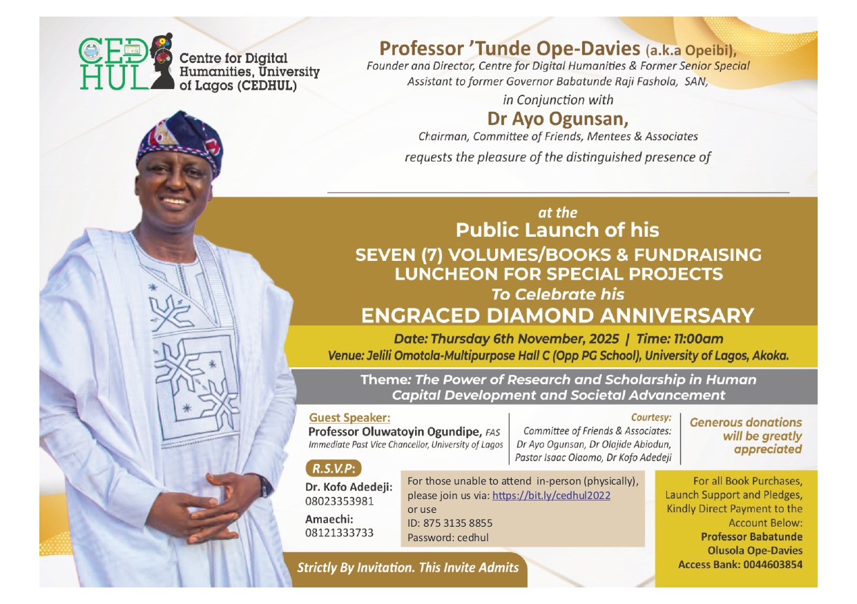 Notice on Admission Exercise For 2025/2026 Academic Session ...