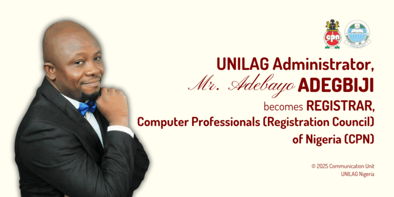 UNILAG Administrator Becomes Registrar of CPN - University Of Lagos
