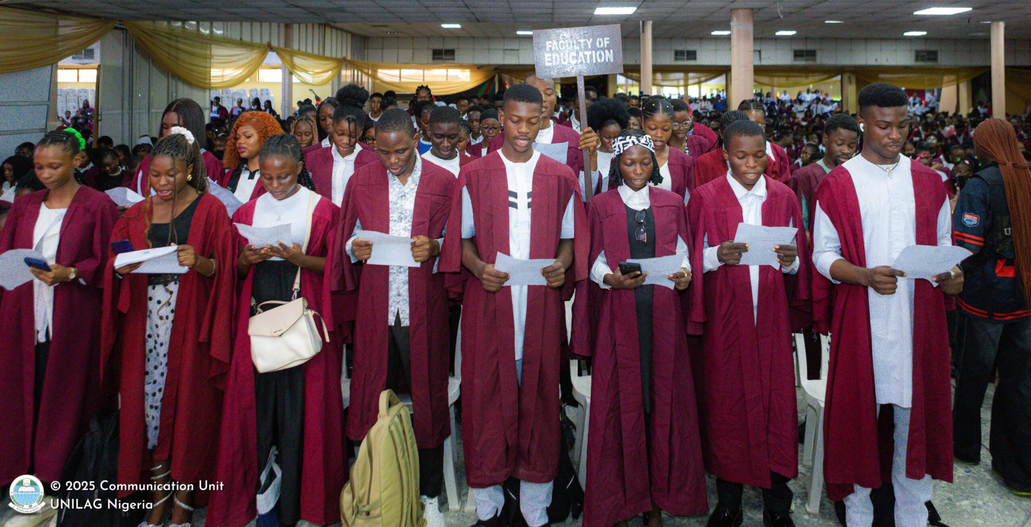 UNILAG 2025/2026 Matriculation Ceremony: 9,179 Students Formally Begin ...