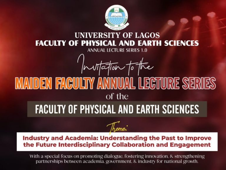 Faculty of Physical and Earth Sciences holds Maiden Faculty Lecture ...